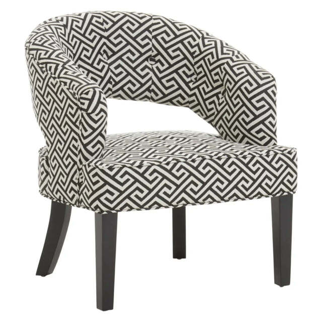 Regents Park Greek Key design Cutout Lounge Chair by Furniture Edit ...