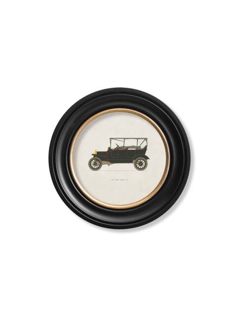 1915 FORD MODEL 'T' in Round Frame by Furniture Edit | ufurnish.com