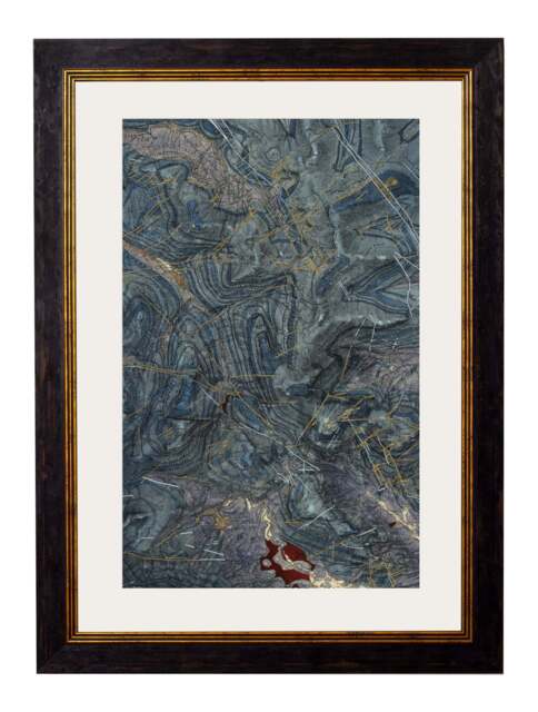 C.1850 British Geology Maps - 38 x 50cm / Oxford Slim / Cumbria Left by ...