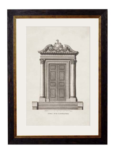 c.1756 Architectural Studies of Doors - 50 x 70cm / Oxford Slim ...