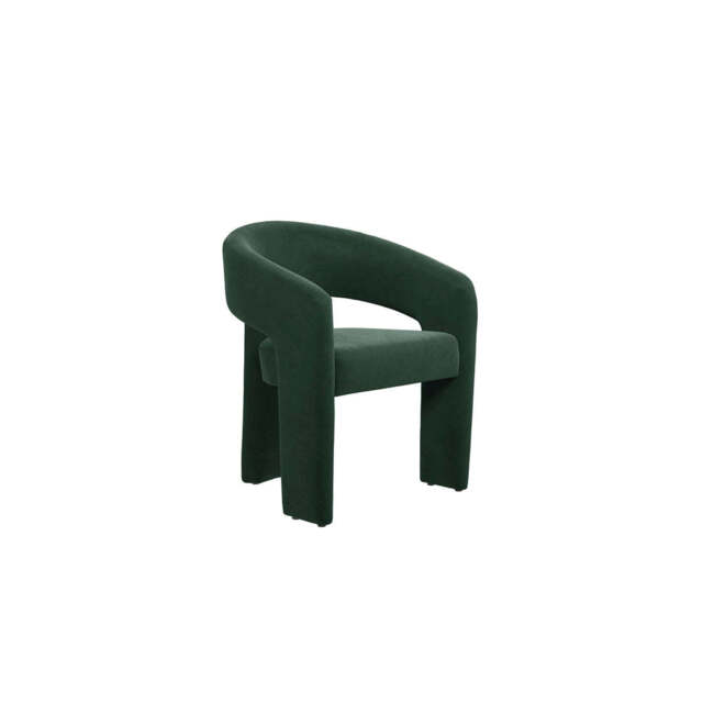 ALBA FOREST GREEN DINING CHAIR by Furniture Edit | ufurnish.com