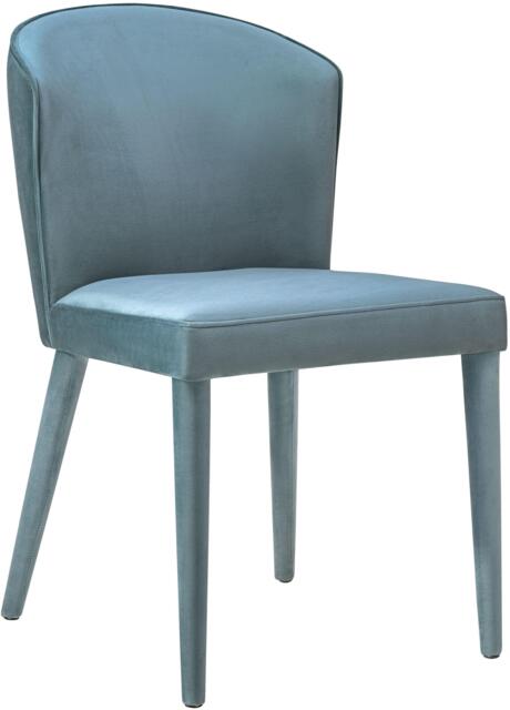 Metropolitan Sea Blue Velvet Chair by Furniture Edit | ufurnish.com
