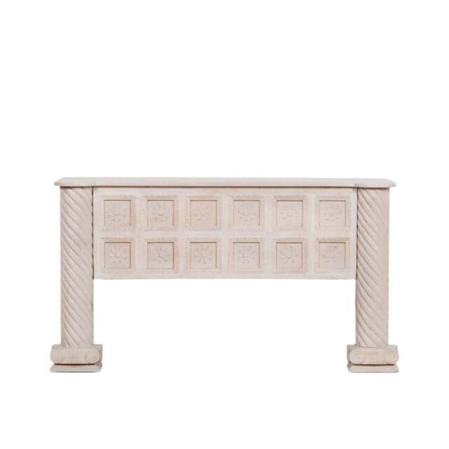 Blanchie Wooden Shop Reception Desk Console Unit by Furniture Edit ...