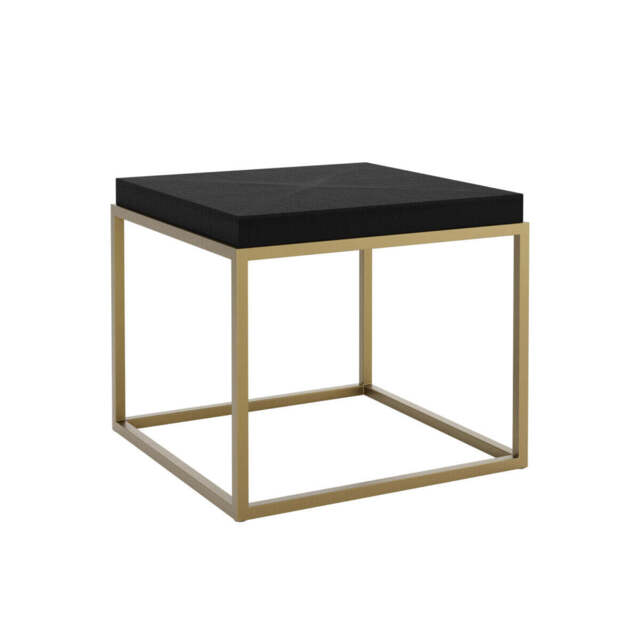 Nio End Table Ridge Effect by Furniture Edit | ufurnish.com