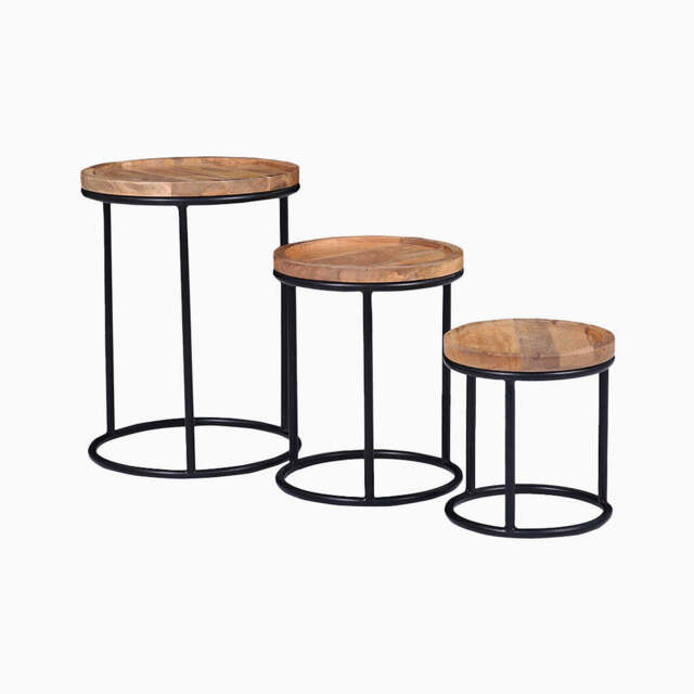 Remy Set of 3 End Tables by Furniture Edit | ufurnish.com