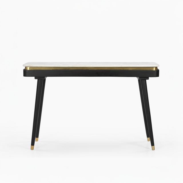 Aida Marble Top Console Table by Furniture Edit | ufurnish.com