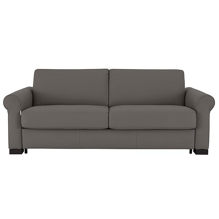 Nicoletti - Alcova 3 Seater Leather Sofa Bed with Scroll Arms - Botero ...