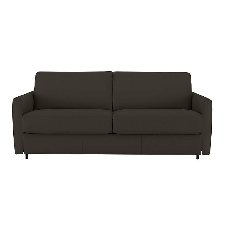 Nicoletti - Alcova 3 Seater Leather Sofa Bed with Slim Arms - Torello ...