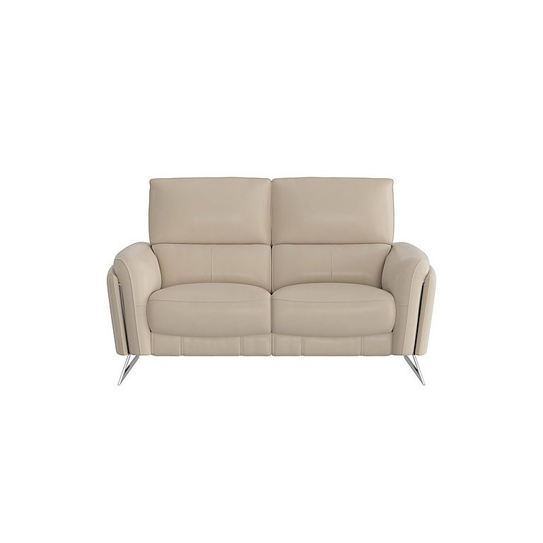 Amarilla 2 Seater BV Leather Sofa - Dapple Grey by Furniture Village ...