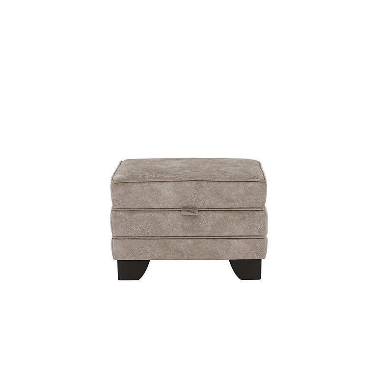 Ariana Small Storage Footstool - Dapple Oyster by Furniture Village ...