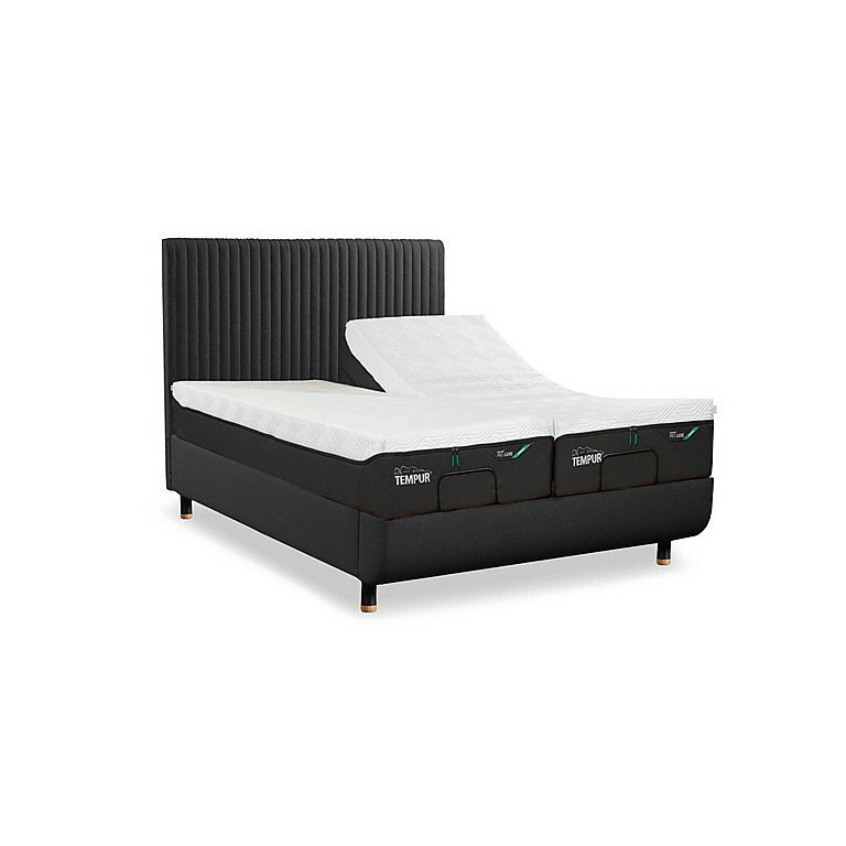 TEMPUR - Arc Ergo Smart Base Bed Frame with Vertical Headboard - Super ...