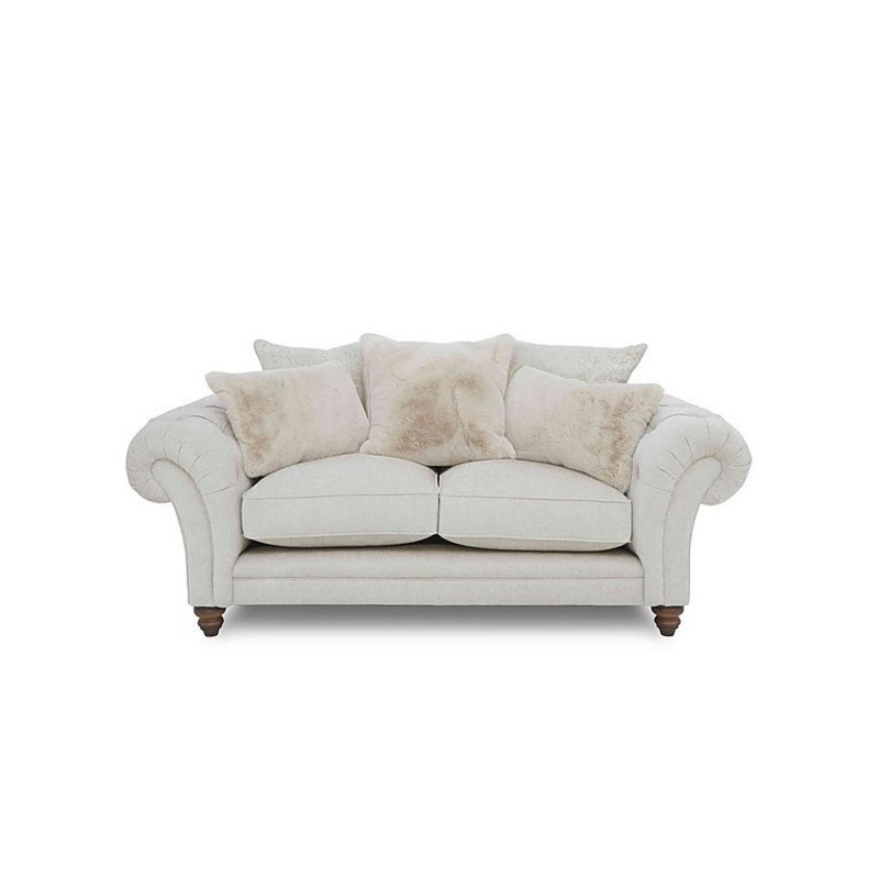 Boutique Collection - Blenheim 2 Seater Scatter Back Sofa with Walnut ...