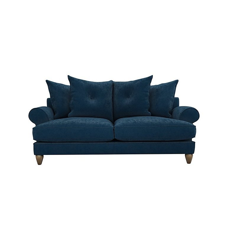 The Lounge Co. - Bronwyn 3 Seater Fabric Scatter Back Fibre Fill Sofa ...