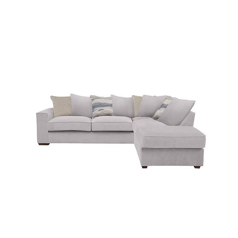Cory Fabric Right Hand Facing Corner Chaise Scatter Back Sofa - Cosmo ...