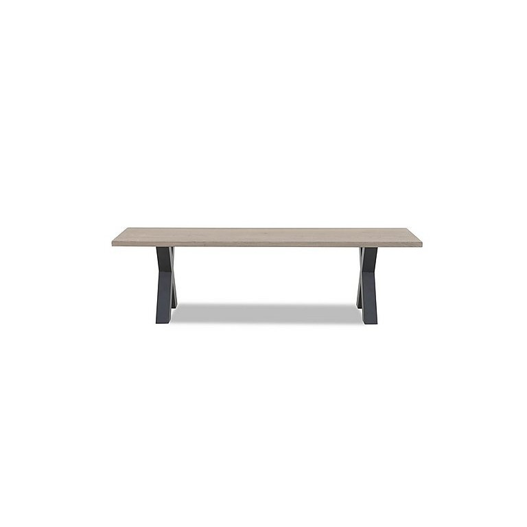 Bodahl - Compact Terra Dining Bench with X-Shaped Legs - 140-cm - White ...