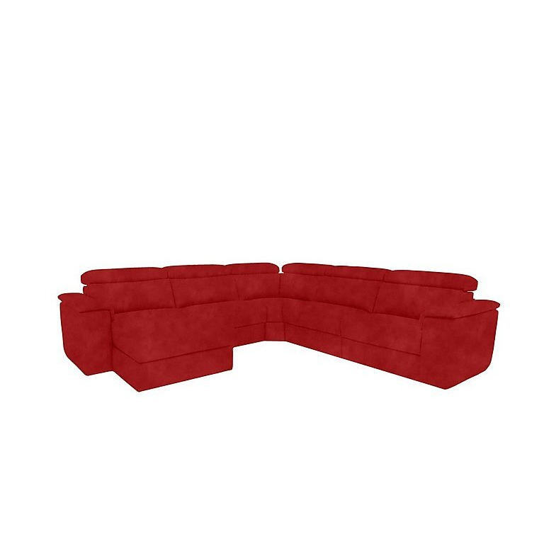 Nicoletti - Davide Large Fabric Left Hand Facing Corner Sofa with ...