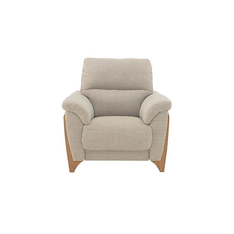 Ercol - Enna Fabric Armchair - Cream by Furniture Village | ufurnish.com