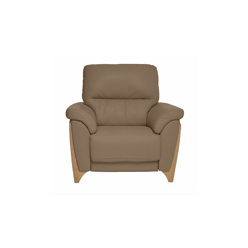 Ercol - Enna Leather Power Recliner Armchair - L909 Taupe by Furniture ...