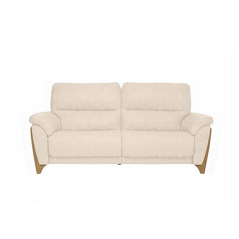 Ercol - Enna Large Fabric Power Recliner Sofa - White by Furniture ...