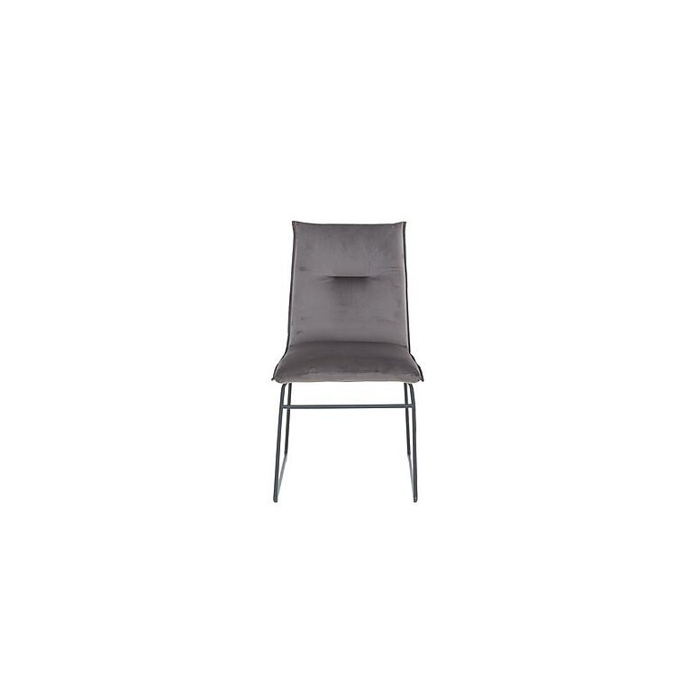 Connubia by Calligaris - Maya Ski Leg Velvet Dining Chair with Matt ...