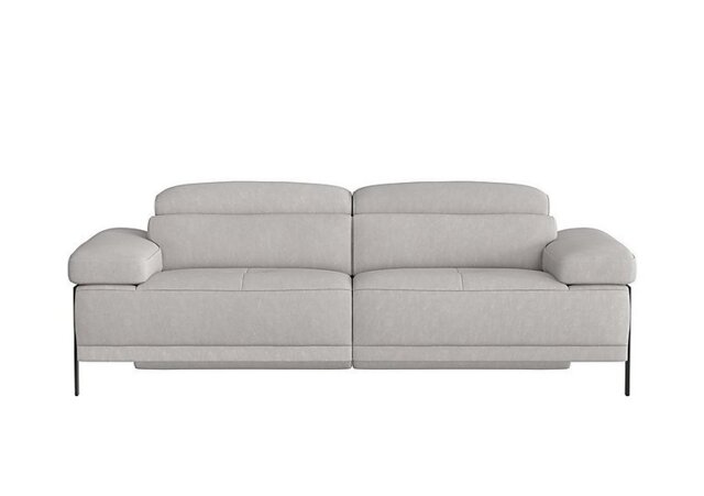 Nicoletti - Theron 3 Seater Fabric Recliner Sofa - Flambe Ghiaccio with ...