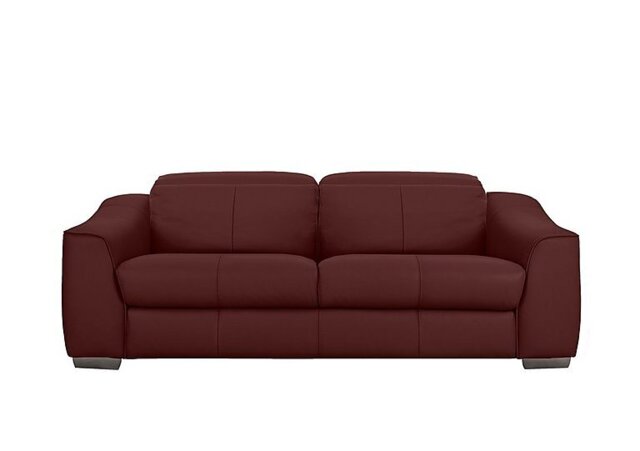 World of Leather - Xavier 3 Seater HW Leather Sofa - Deep Red by ...