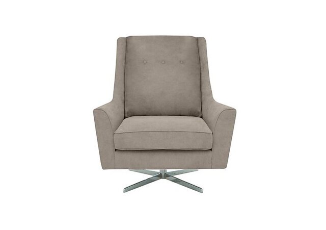Legend Fabric Designer Swivel Chair - Cosmo Mist by Furniture Village ...