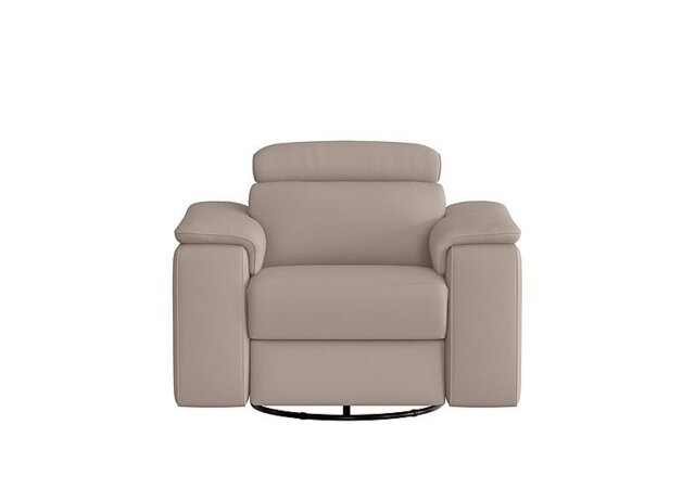 Nicoletti - Davide Leather Swivel Rocker Power Recliner Chair - Botero ...
