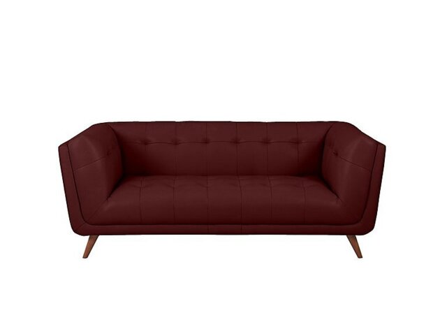 Rene Large 2 Seater Leather Sofa - Montana Ruby by Furniture Village ...