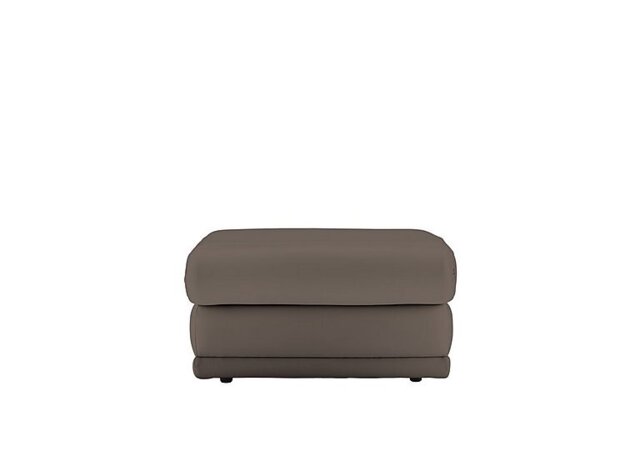 G Plan - Malvern Leather Storage Footstool - Capri Taupe by Furniture ...