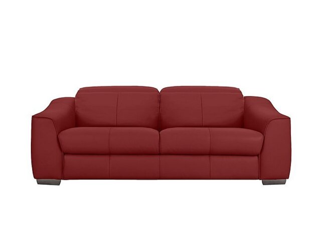 World of Leather - Xavier 3 Seater BV Leather Sofa - Pure Red by ...