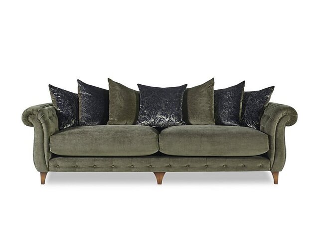 Boutique Palace Fabric Grande Scatter Back Sofa by Furniture Village ...