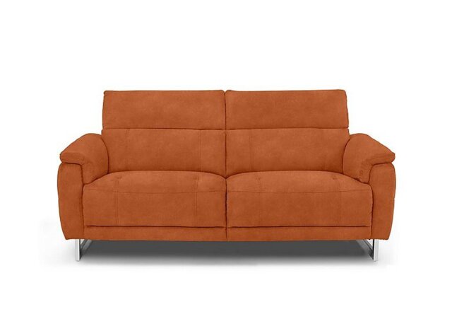 Moet 3 Seater Fabric Power Recliner Sofa with Telescopic Headrests ...