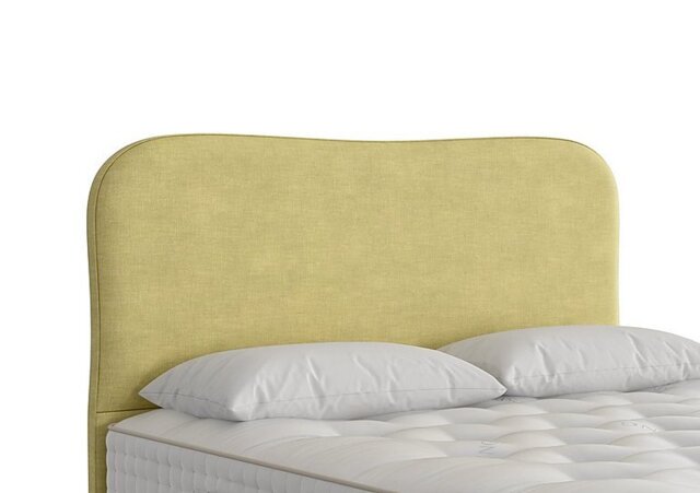 Vispring - Lennox Floor Standing Headboard - Super King - Cotton Kiwi ...