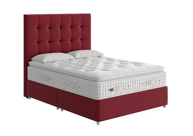 Vispring - Countess Pillow Top Firm Divan Set with End Drawers - Double ...