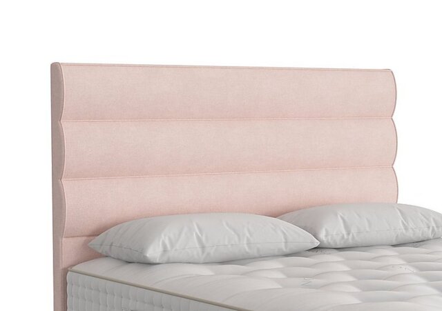 Vispring - Triton Floor Standing Headboard - Double - Touch Rose by ...