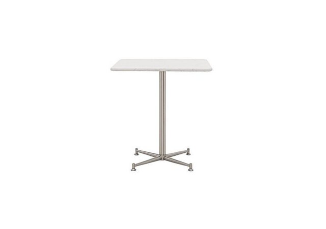 Cortina Square Dining Table - 70-cm - Bianco Miami Quartz by Furniture ...