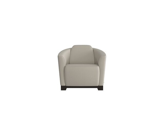 Nicoletti - Ketty Leather Accent Chair - Torello Tortora by Furniture ...