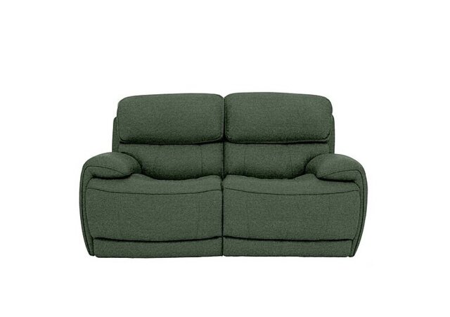 Rocco 2 Seater Fabric Power Rocker Sofa with Headrests - Moss Green by ...