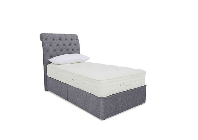 Hypnos - Luxury Firm 3 Divan Set - Single - Maestro Granite by ...