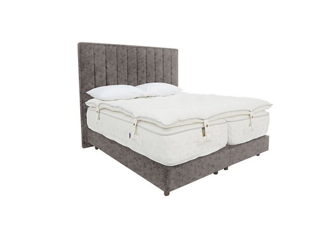 Harrison Spinks - Yorkshire 40K Shallow Medium Divan Set with Zip and ...