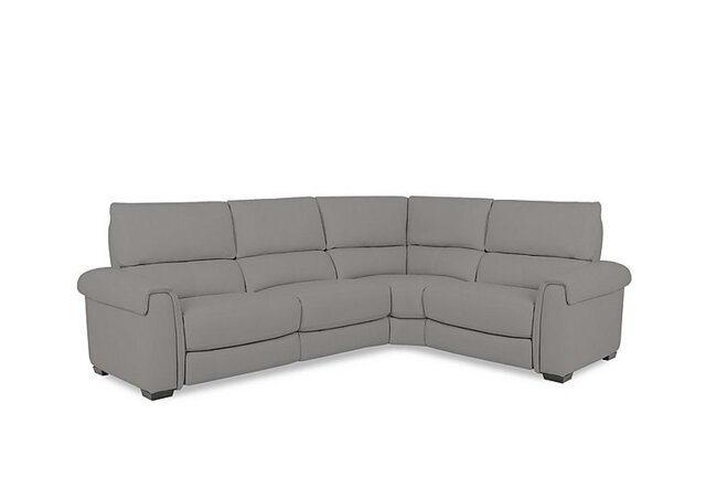 Nixon Fabric Right Hand Facing Corner Power Recliner Sofa - Silver Grey ...