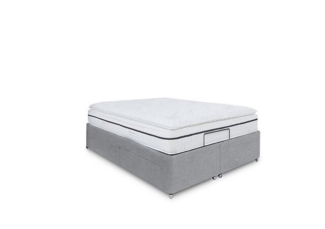 E-Motion Adjustable Divan Base With 2 Drawers - King Size - Simply Zinc ...
