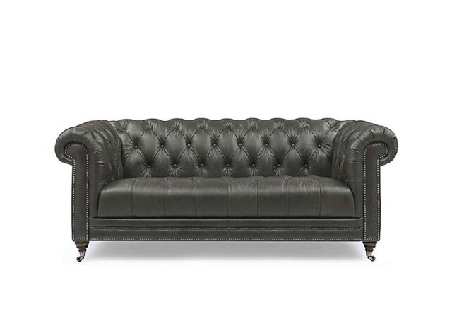 At The Helm - Walter 3 Seater Leather Chesterfield Sofa by Furniture ...