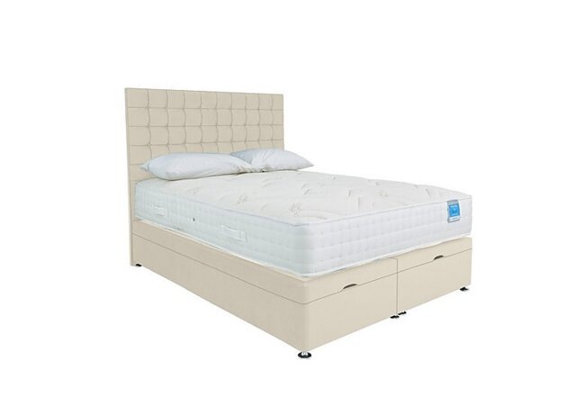 Sleep Story - Deluxe Firm End Ottoman Divan Set - Small Double - Plush ...