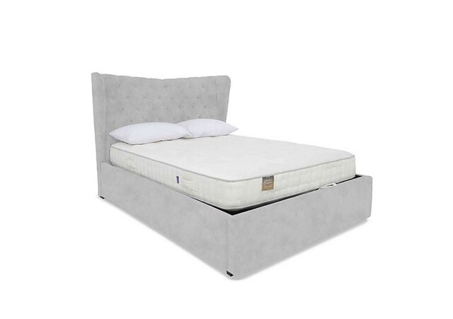 Highgrove - Bauer Ottoman Bed Frame - Double - Lace Dolphin by ...