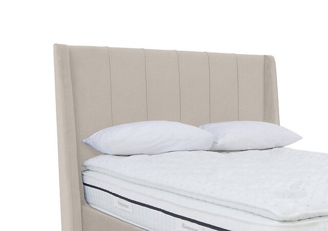 Akira Floor Standing Headboard - Double - Seven Ivory by Furniture ...