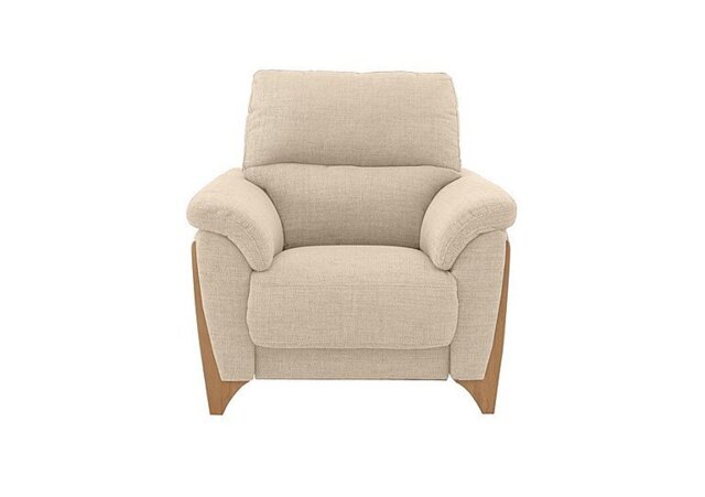 Ercol - Enna Fabric Armchair - Cream by Furniture Village | ufurnish.com