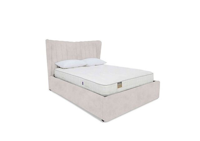 Highgrove - Bourne Ottoman Bed Frame - Double - Lace Ivory by Furniture ...
