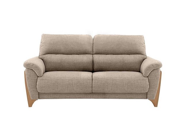 Ercol - Enna Large Fabric Sofa - Light Brown by Furniture Village ...